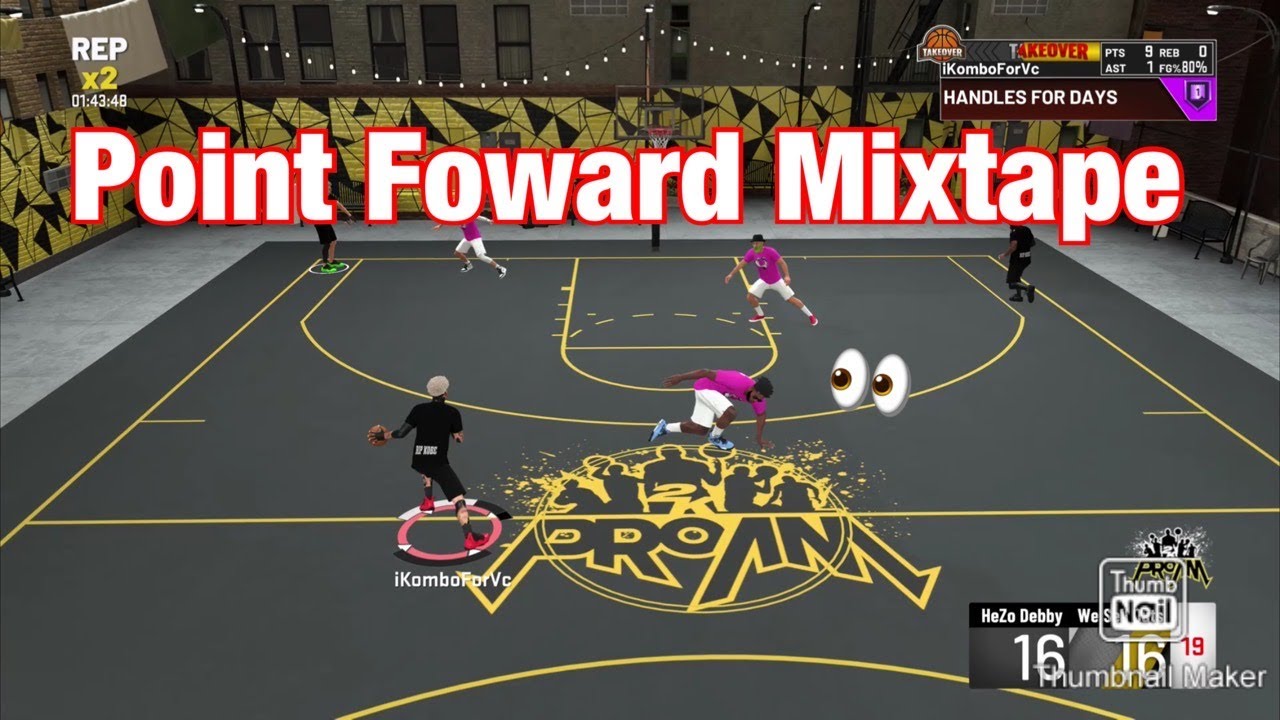 NBA 2K20 POINT POWER FORWARD MIXTAPE! BEST BUILD IN THE GAME! - YouTube