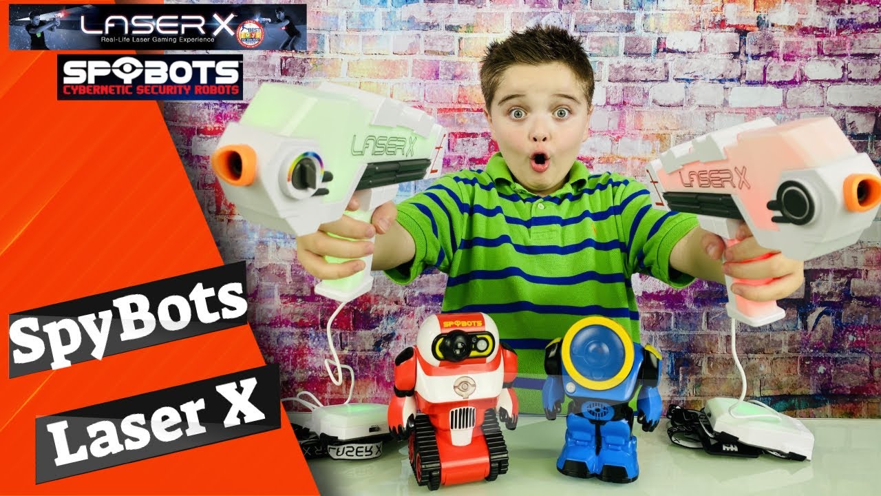 SpyBots and Laser X - Home Security !! - YouTube