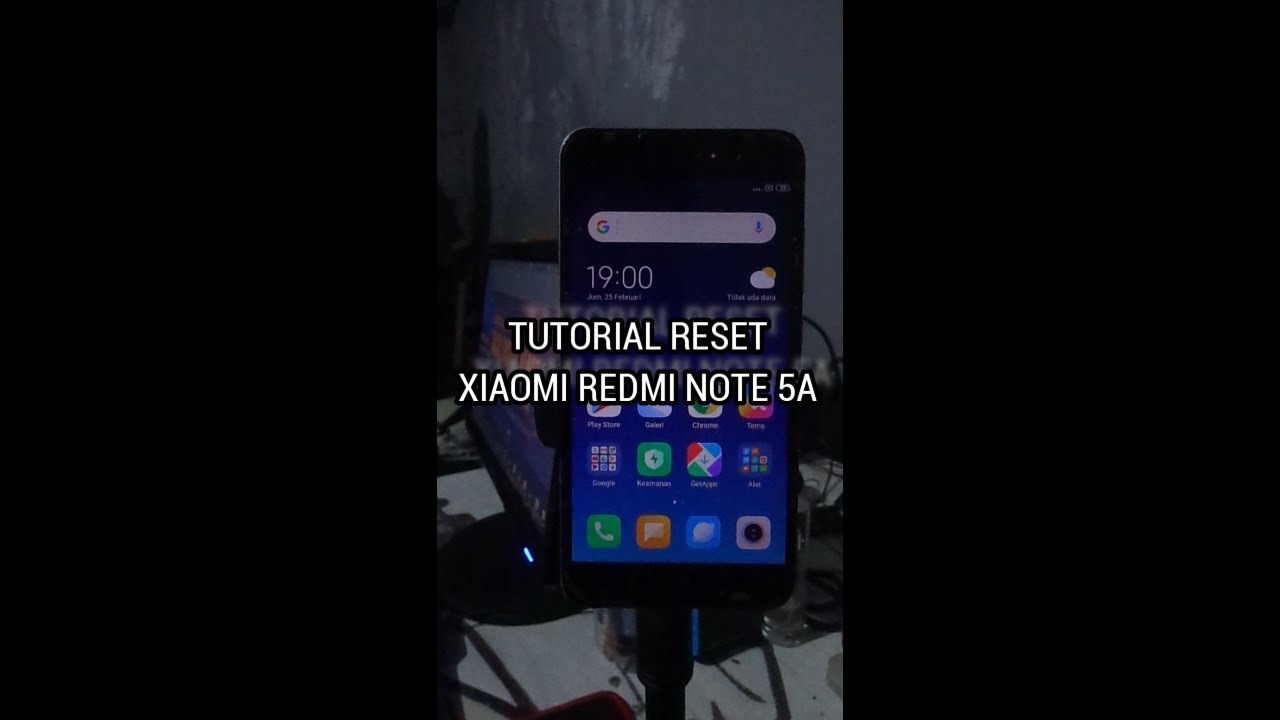 Cara Reset Xiaomi Redmi Note 5A dengan Aman | Reset HP | Instal Ulang ...