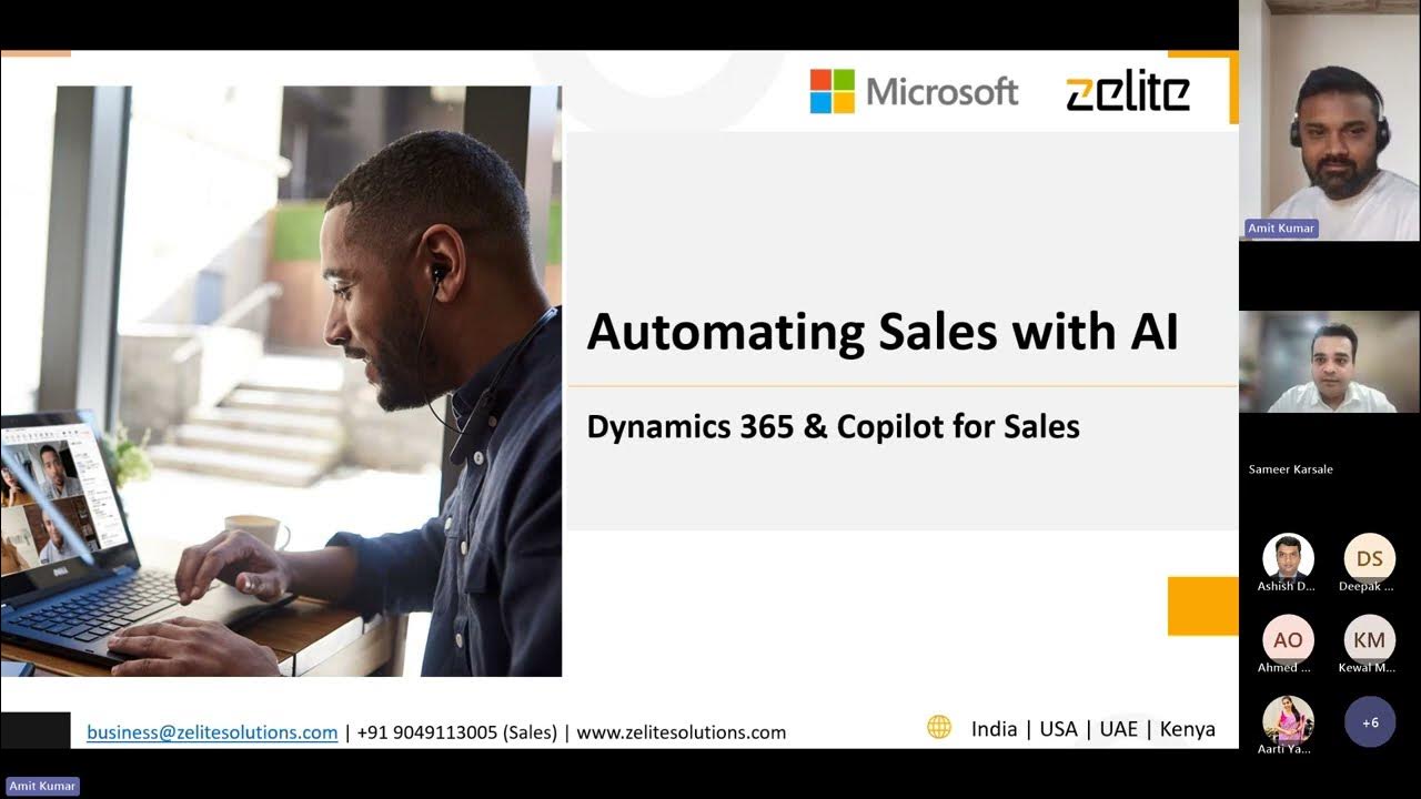 Discover how to Automating Sales with Microsoft Dynamics 365 | Zelite Solutions - YouTube