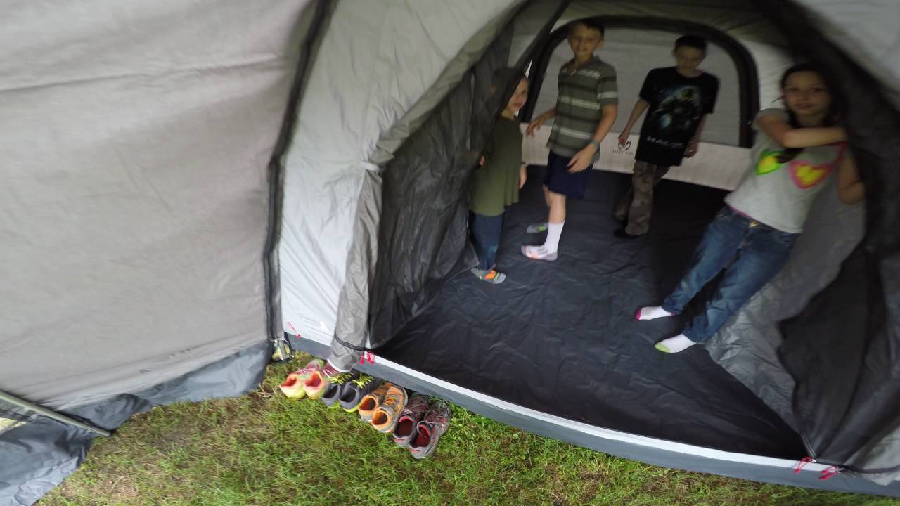 Oztent - Jet Tent F-25DX Krause Springs, TX - YouTube