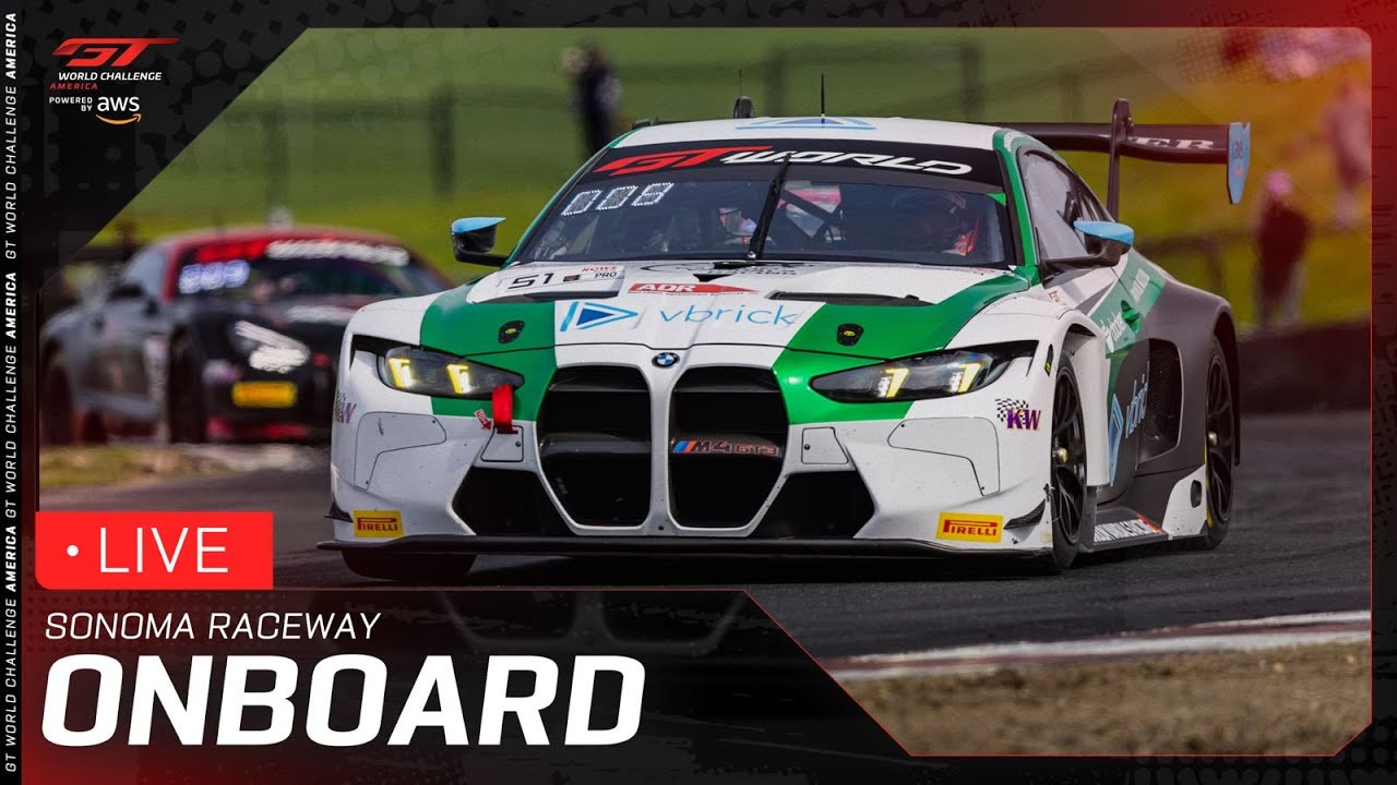 LIVE | OB CAR 51 | Race 2 | Sonoma Raceway | GT World Challenge America ...