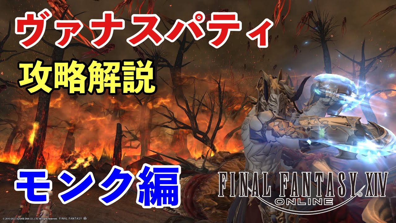 【FF14暁月】終末樹海ヴァナスパティにモンクで攻略解説【Lv85ダンジョン】 - YouTube
