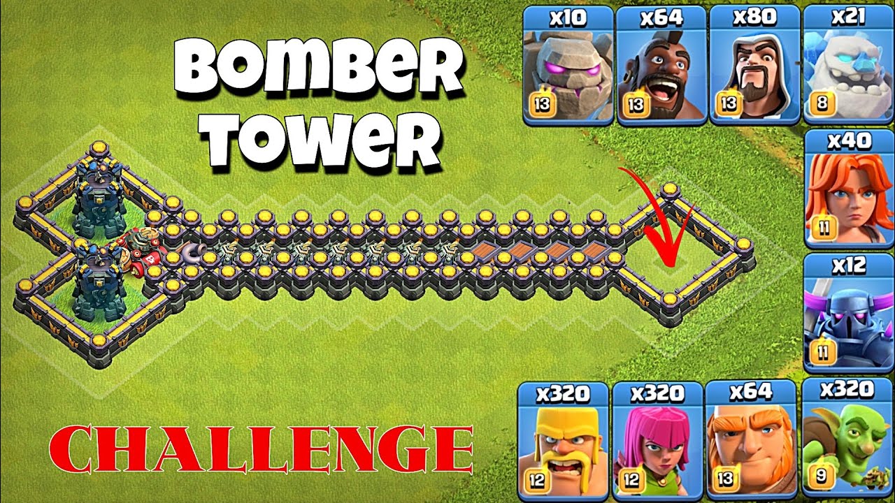 TOWER BOMBER CHALLENGE - YouTube