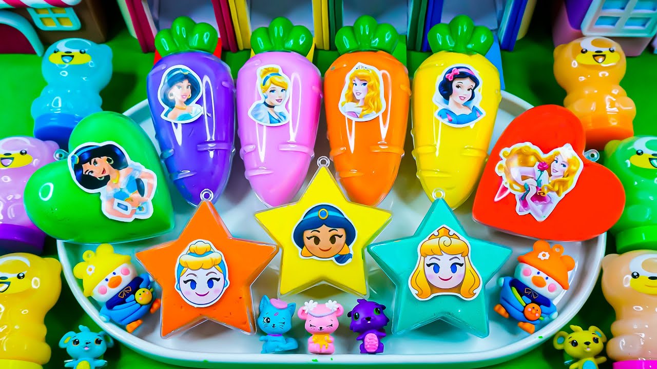 Looking For Elsa & Princesses Slime in Disney Pixar World | Satisfying ...