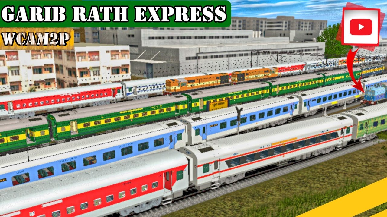 Trainz Simulator Gameplay! Nagpur Pune Garib Rath Express Gameplay in ...