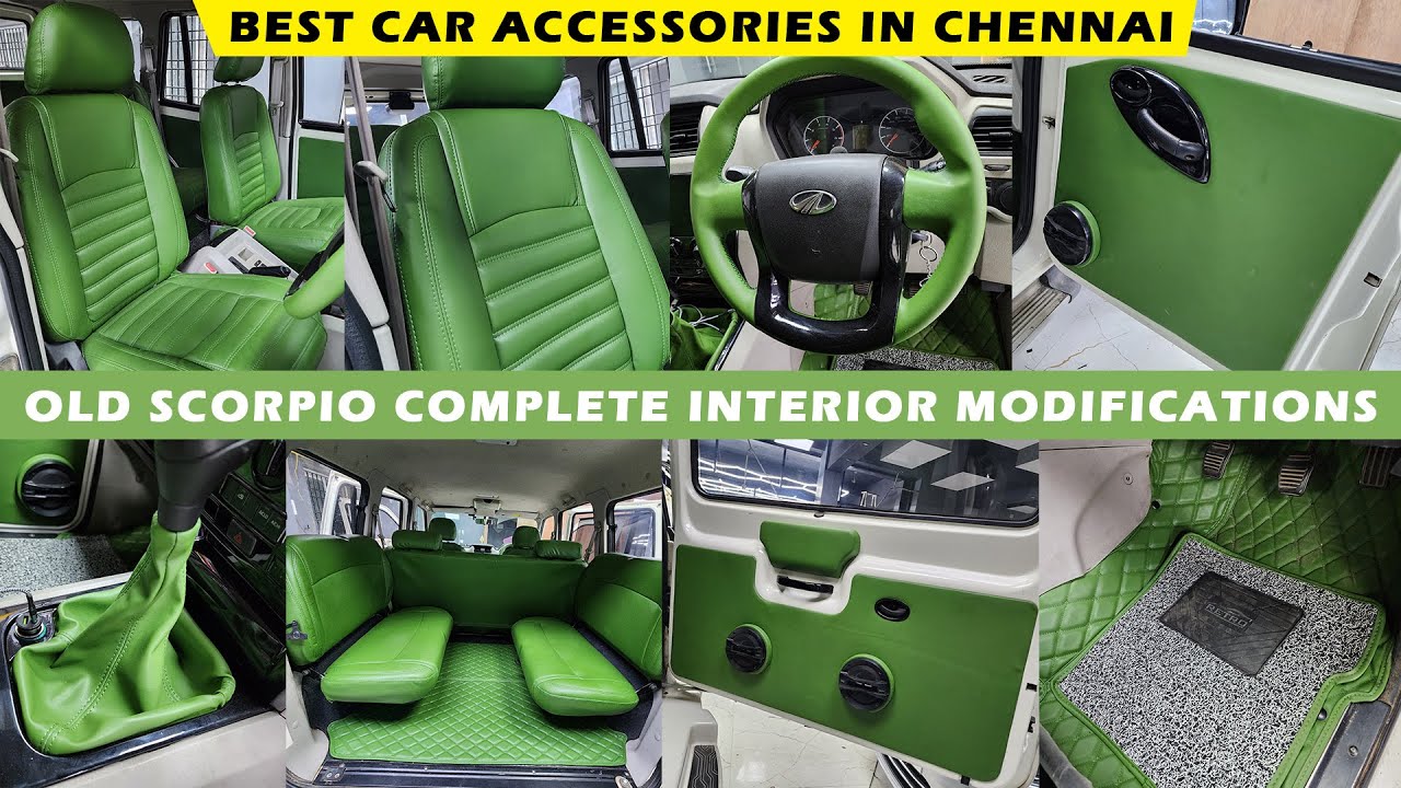 Old Scorpio Interior Theme Modification | Car Modification | Car ...