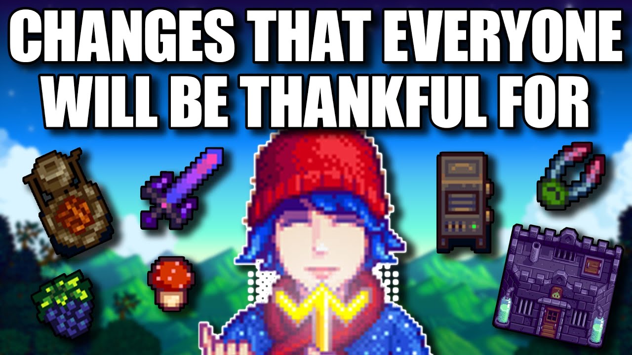 Incredible Life Improvements In Stardew Valley 1.6 - YouTube