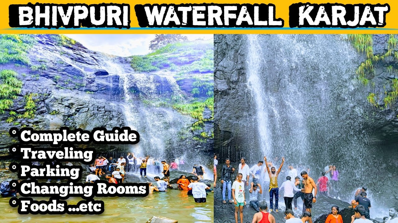 BHIVPURI WATERFALL KARJAT 2024 ll COMPLETE GUIDE 😊 #karjat #waterfall # ...