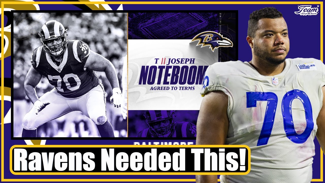 BREAKING NEWS: Ravens Sign Joseph Noteboom! - YouTube