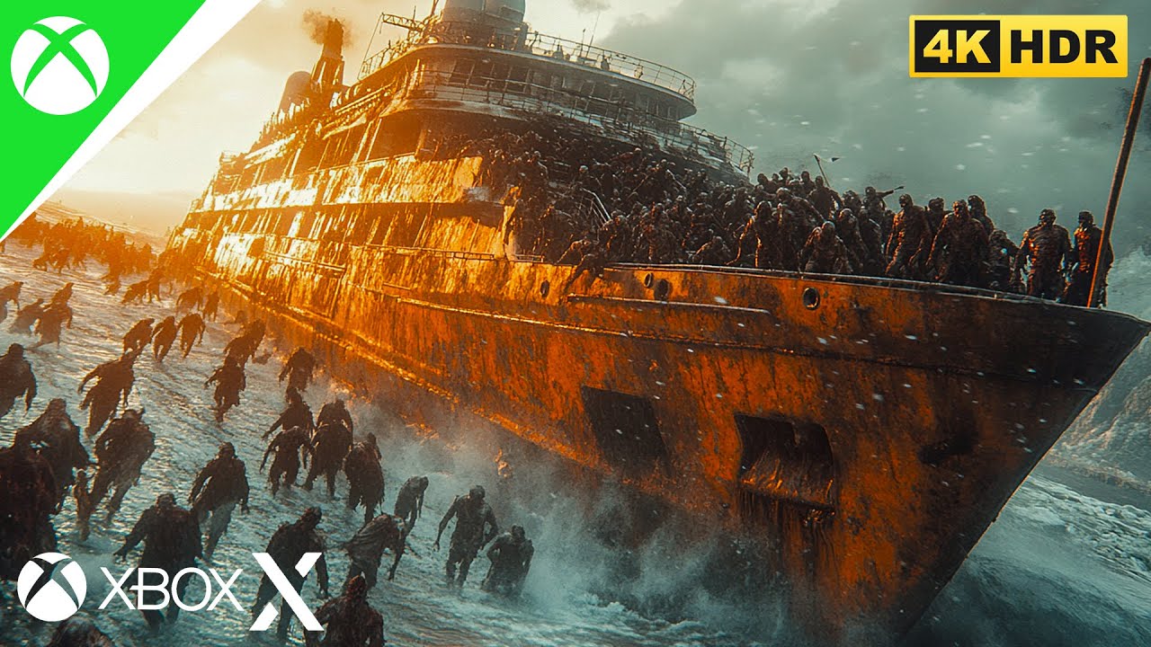 CRUISE SHIP FACING ZOMBIES APOCALYPSE |XBOX X| Immersive Realistic ...