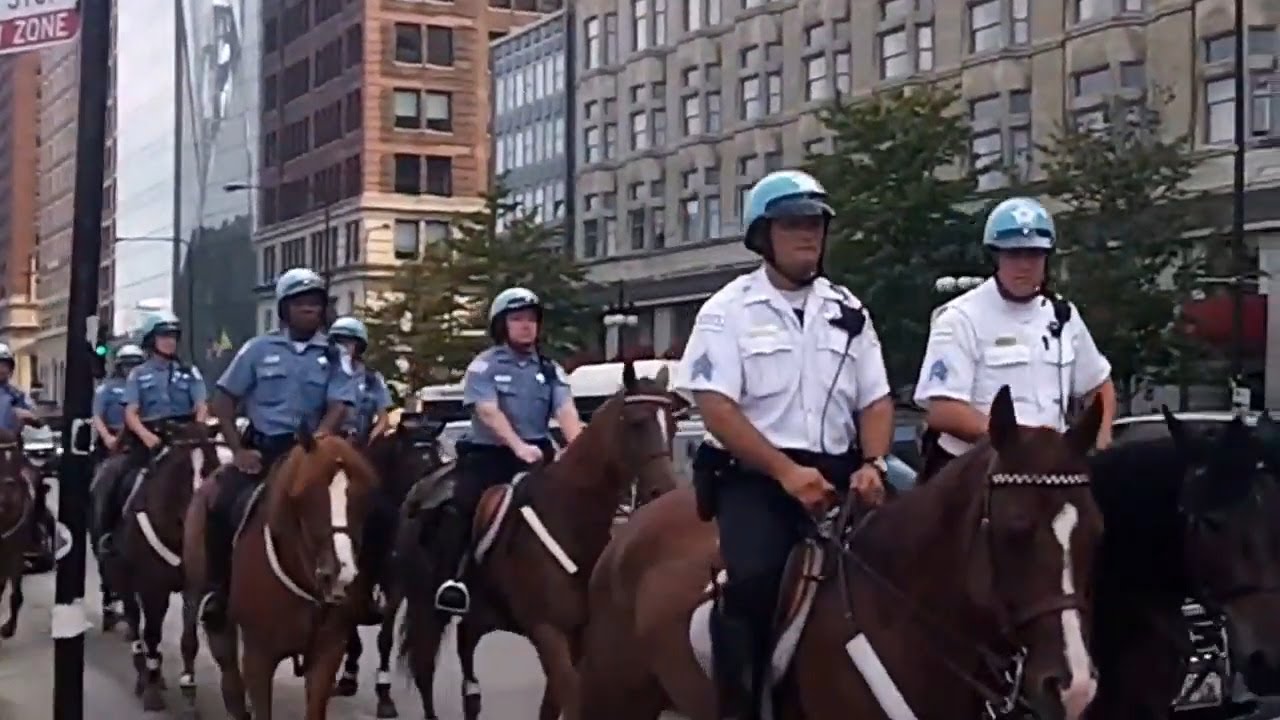 Chicago PD Mounted & Bicycle Units at Lollapalooza (2016) - YouTube