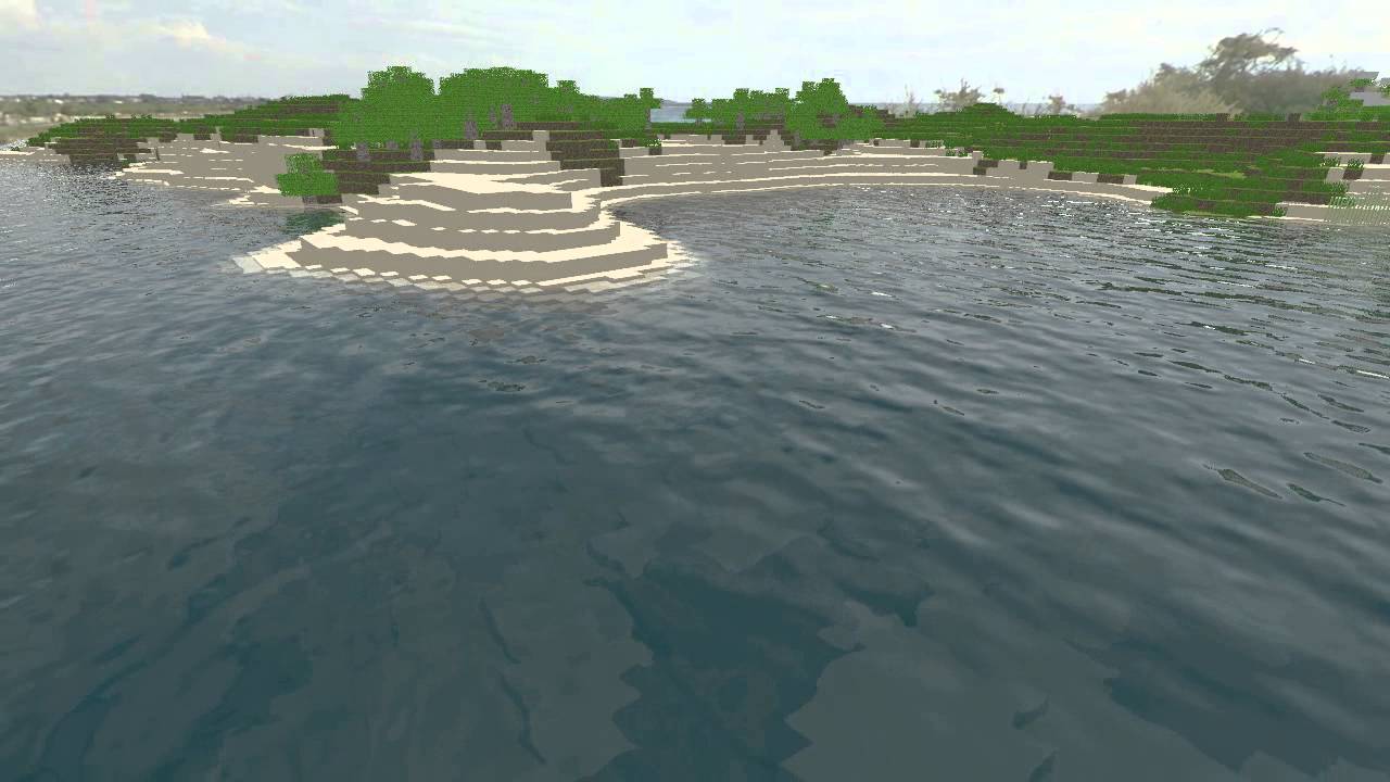 Real-time Ray tracing Minecraft - Refraction - YouTube
