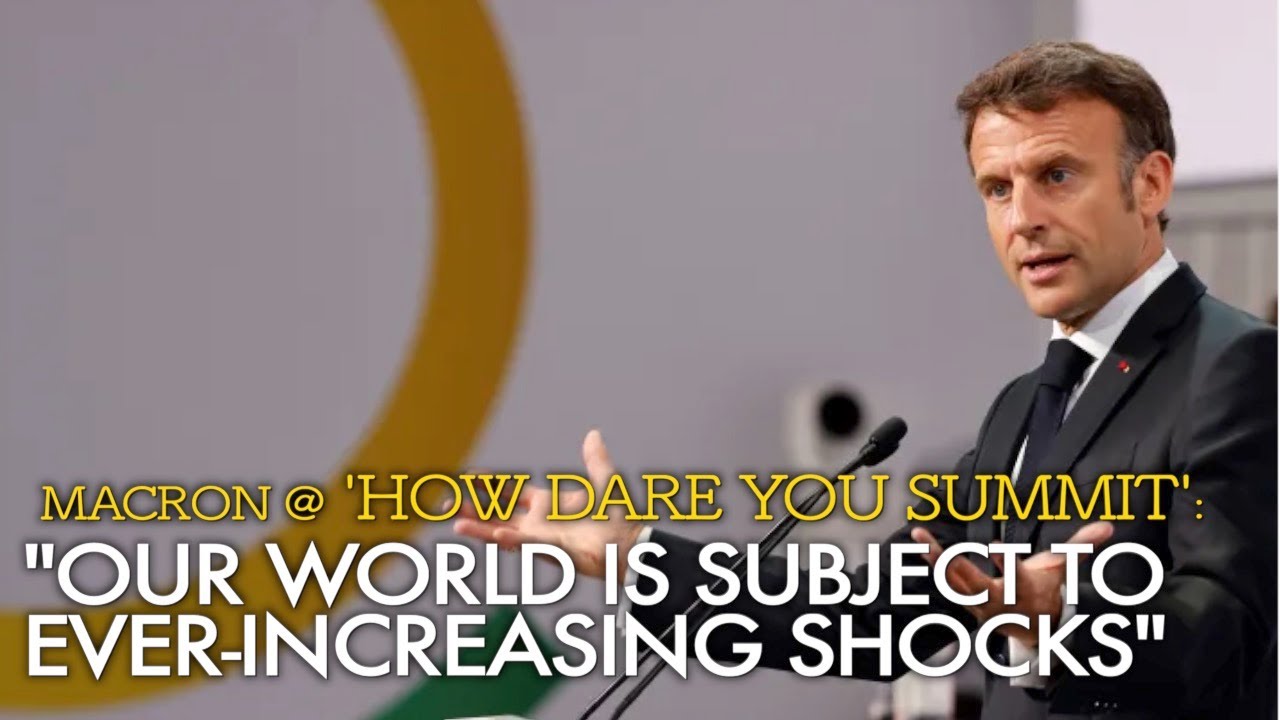 Macron opens climate summit in Paris, world leaders call on reforming ...