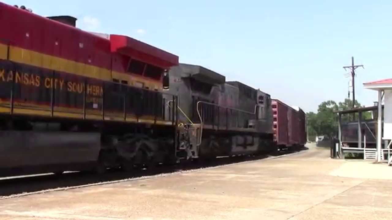 KCSM 4518 & KCSM 4521 (5/2/14) De Quincy, LA HD - YouTube