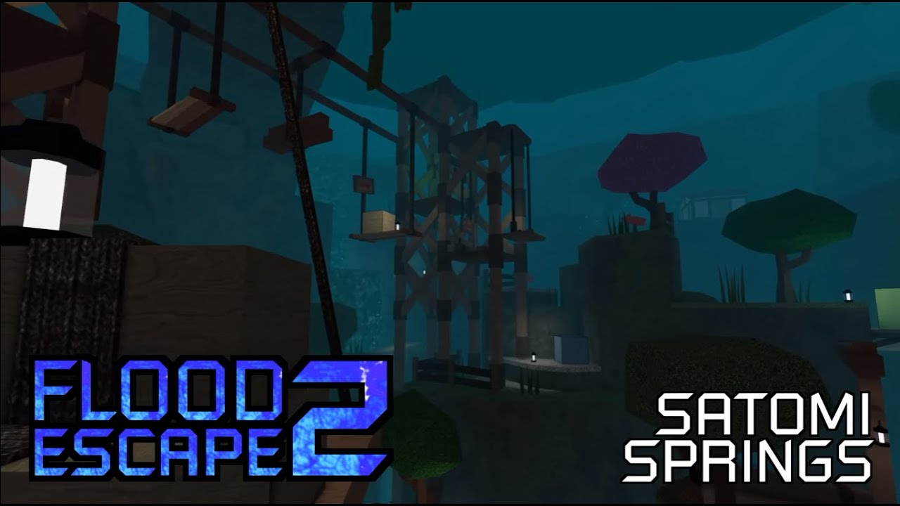Roblox: Flood Escape 2 - Satomi Springs (+OST) Gameplay - YouTube
