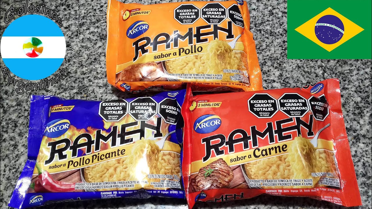 Arcor Ramen Pollo - Pollo Picante - Carne - Fideos Instantáneos - Pasta ...