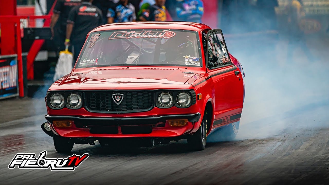 Mazda Rx3 Cristian is back en Salinas Speedway | 2 Rotores turbo ...