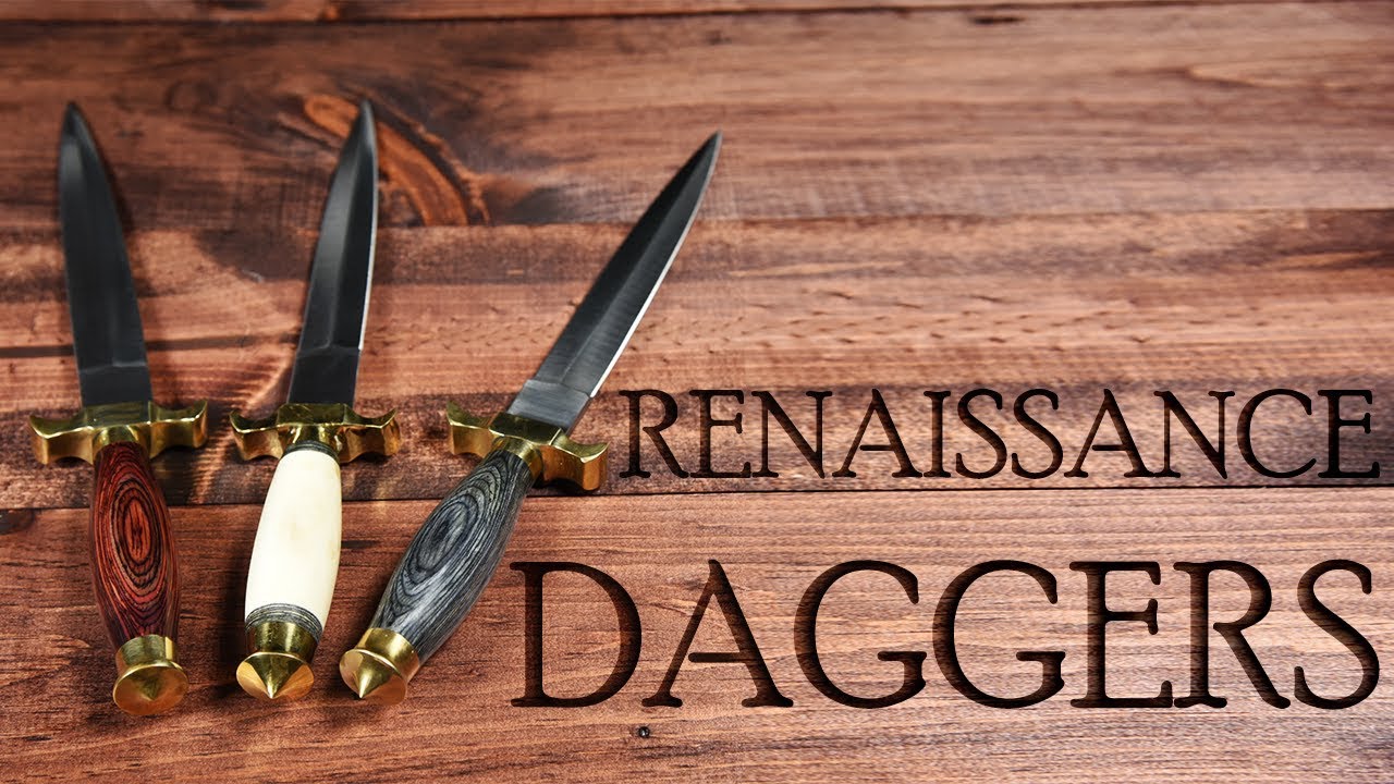 Renaissance Daggers from Medieval Collectibles - YouTube