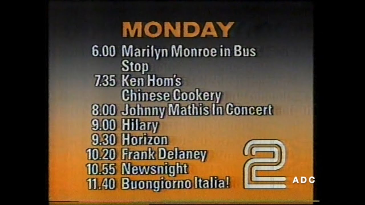 BBC2 closedown announcer Roger Maude 9th December 1984 - YouTube