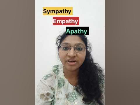Meaning of Sympathy, Empathy & Apathy explained in Telugu# Let's learn ...