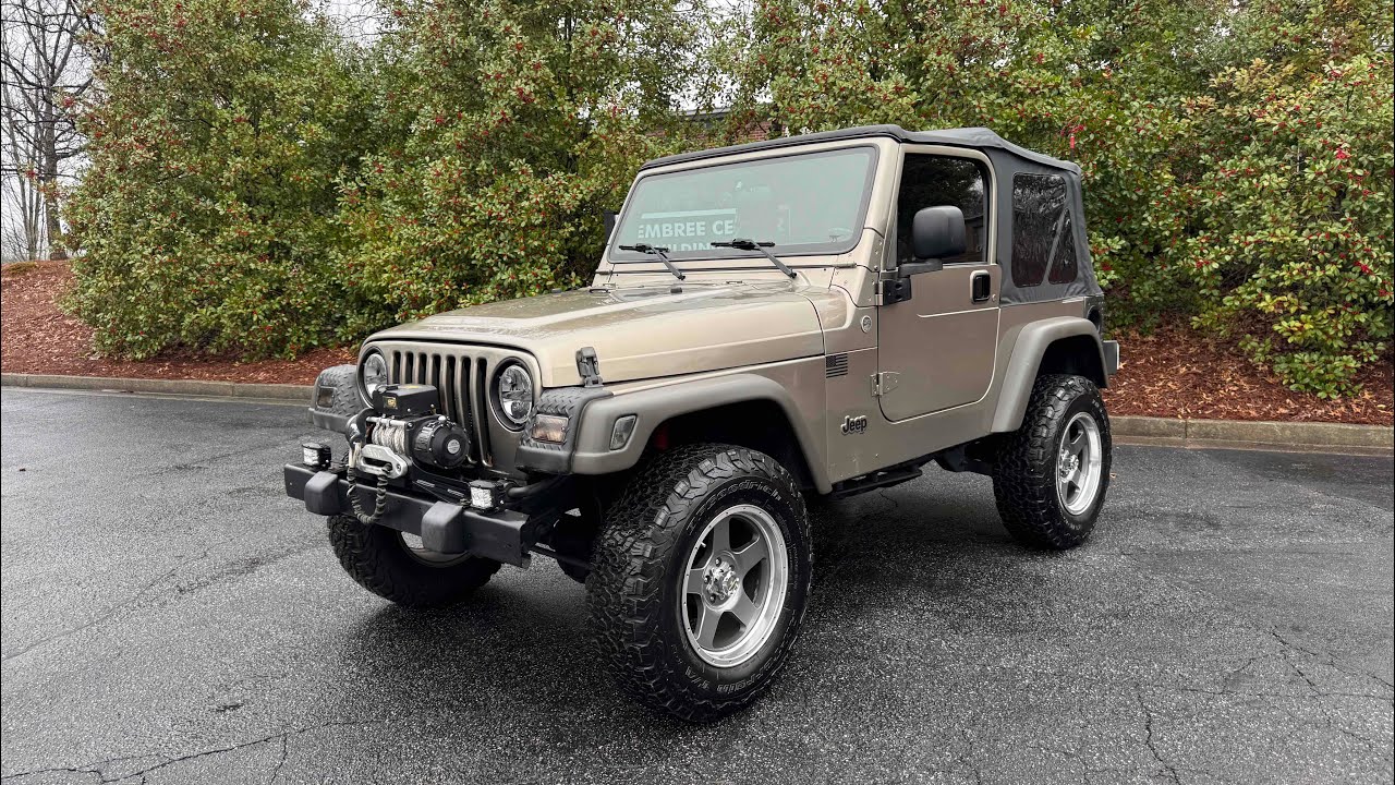 2005 Jeep Wrangler TJ - 78k miles, Light Khaki Metallic, 6 Speed Manual ...