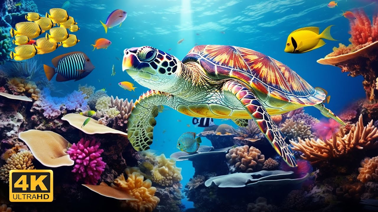 11HR Stunning 4K Underwater Footage - Rare & Colorful Sea Life Video ...