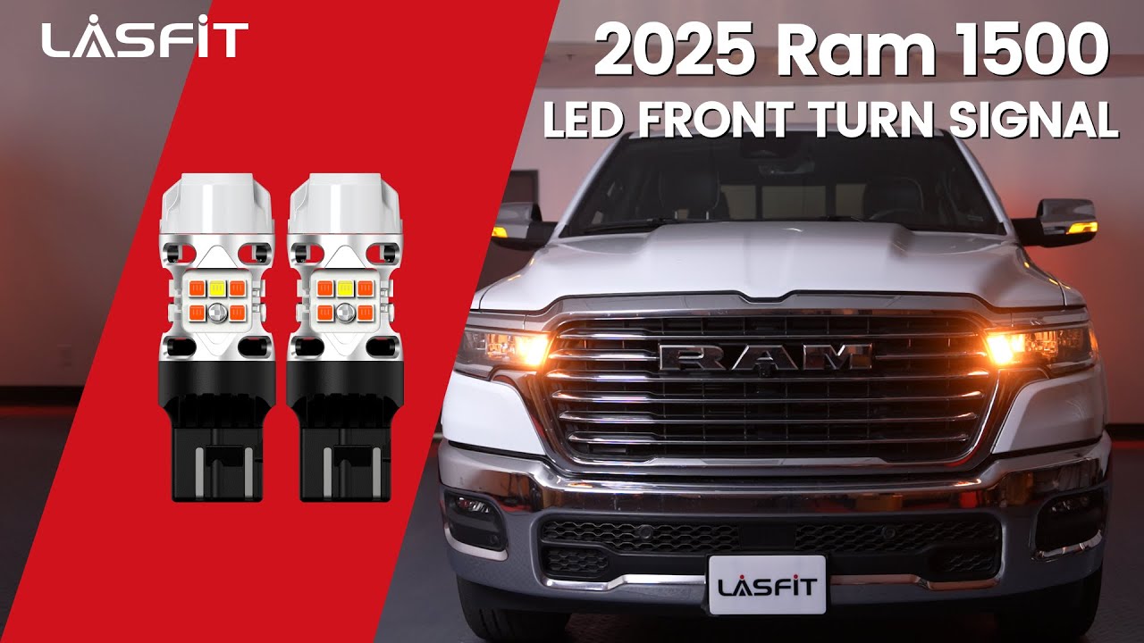 2025 Ram 1500 LED Front Turn Signal Light Lasfit LED Bulb [Install ...