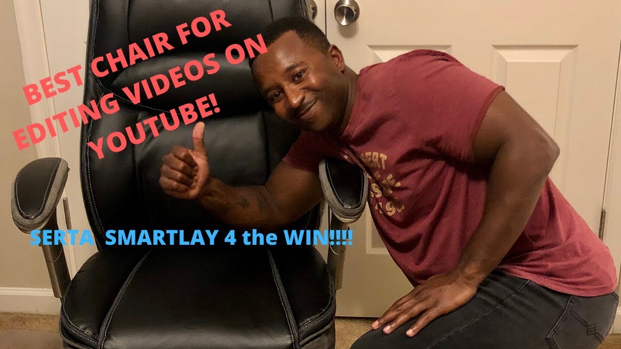 BEST CHAIR FOR EDITING!!! I SERTA SMARTLAY CHAIR I FAMILY FUN - YouTube