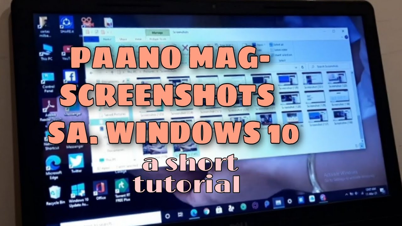 🗨Paano mag Screenshot sa Windows 10 ll Short Tutorial - YouTube