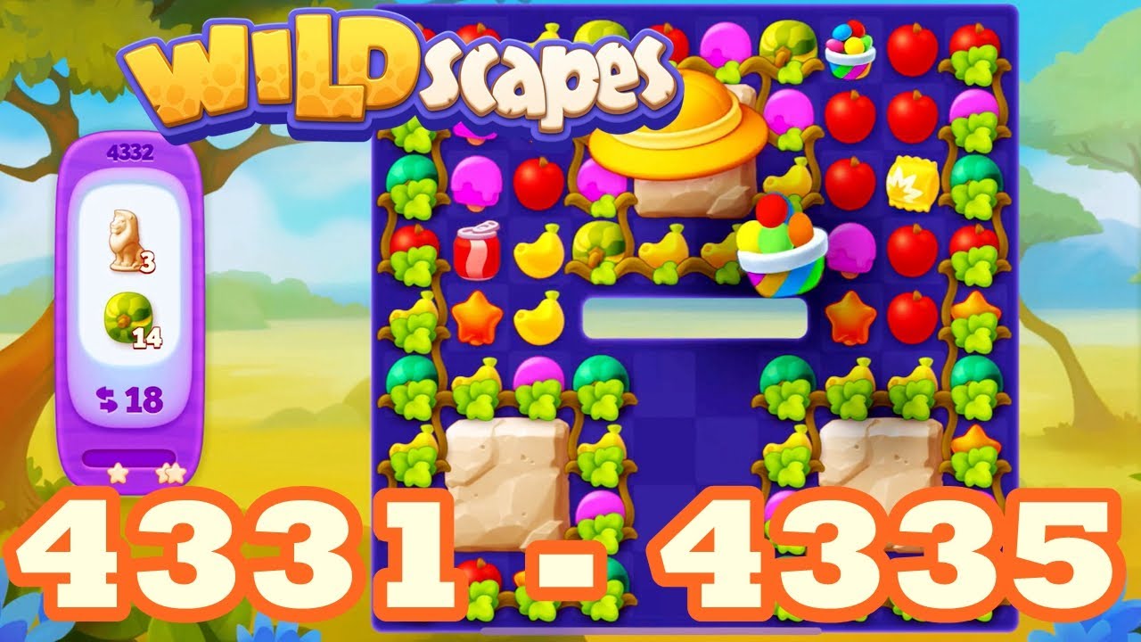 Wildscapes Level 4331 - 4335 HD Walkthrough 3 match puzzle | android ...