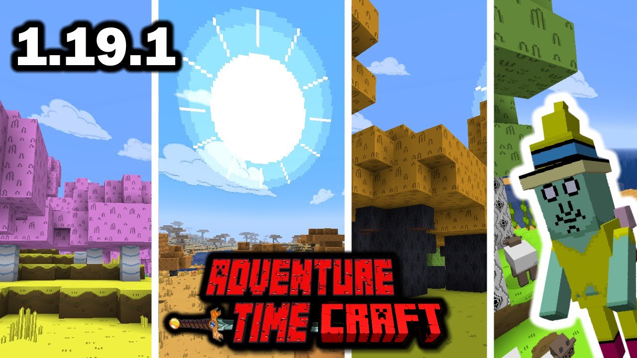 Adventure Time Minecraft Texture Pack 1.19.1 Biomes | The Land of OOO ...