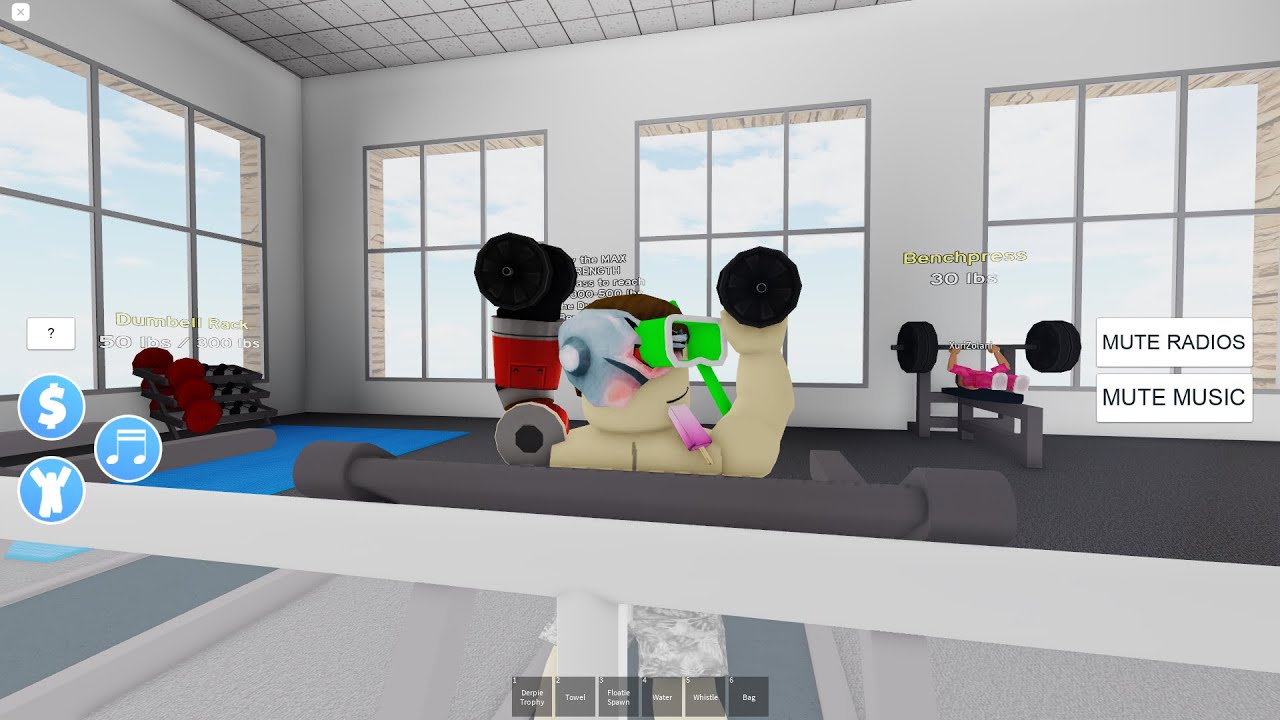 Working out in roblox: part 1 - YouTube