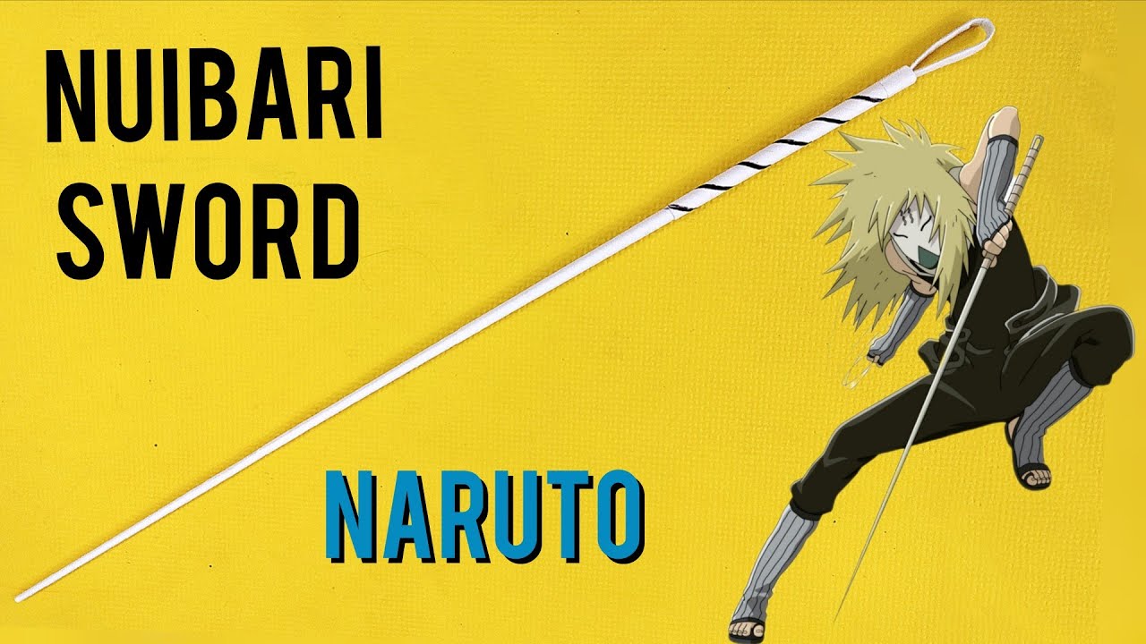 How to make a Nuibari sword from Naruto | Paper sword | Nuibari sword ...