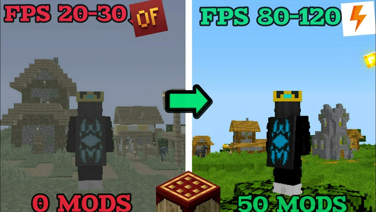 bast fps boost for pojavlauncher 1.16.5 fps boost mod for forge - YouTube