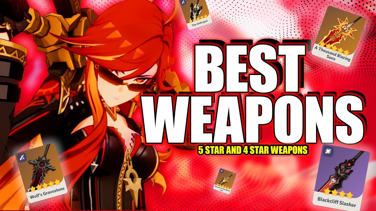 BEST 🗡️ Mavuika Weapon Tier List F2P or P2W [Genshin Impact] - YouTube