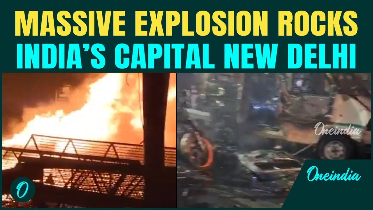Delhi Red Fort Blast Breaking: Massive EXPLOSION ROCKS Delhi | Cars ...