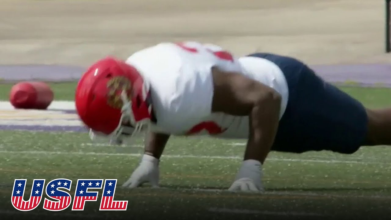 Take an inside look at day one of practices as the USFL officially ...