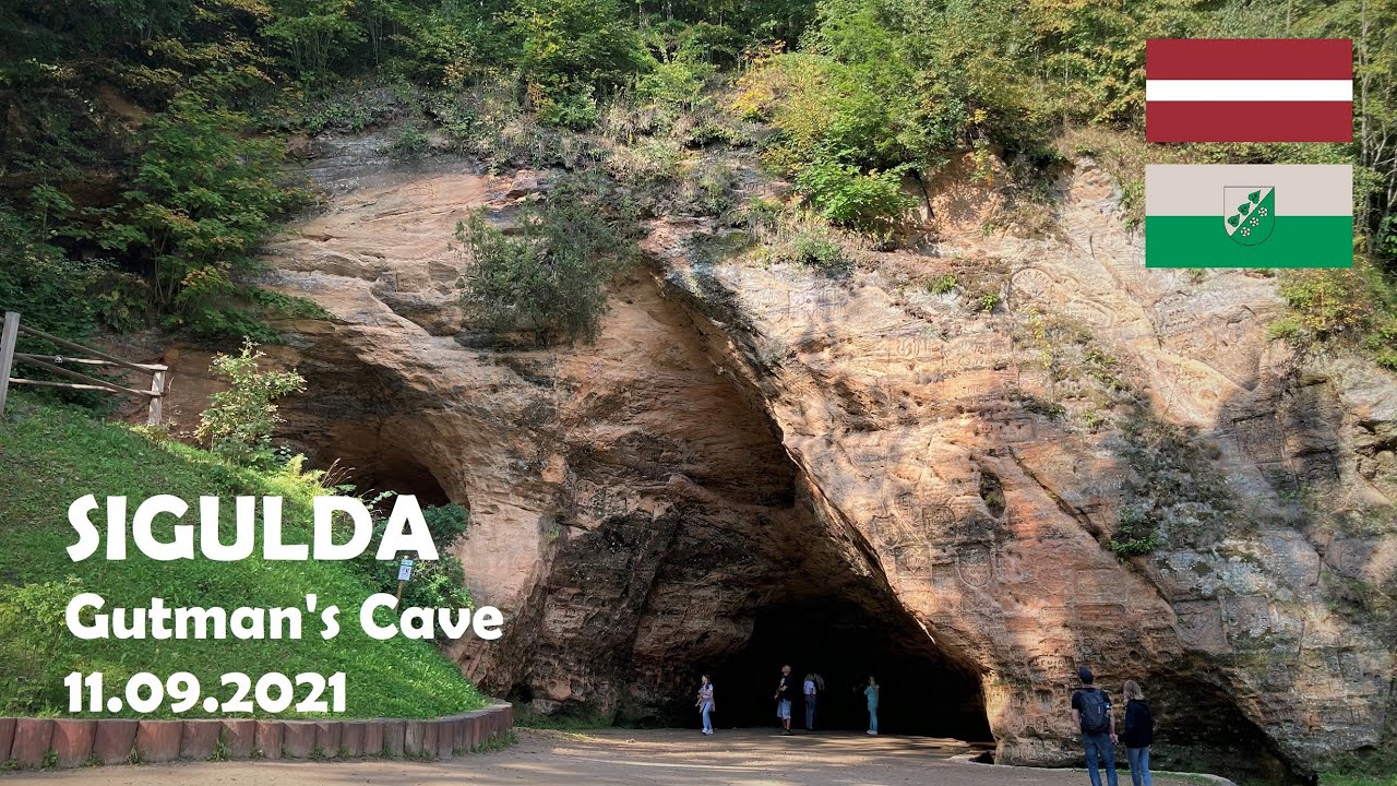 Sigulda, Latvia. Walk at Gutman's cave. 4K - YouTube