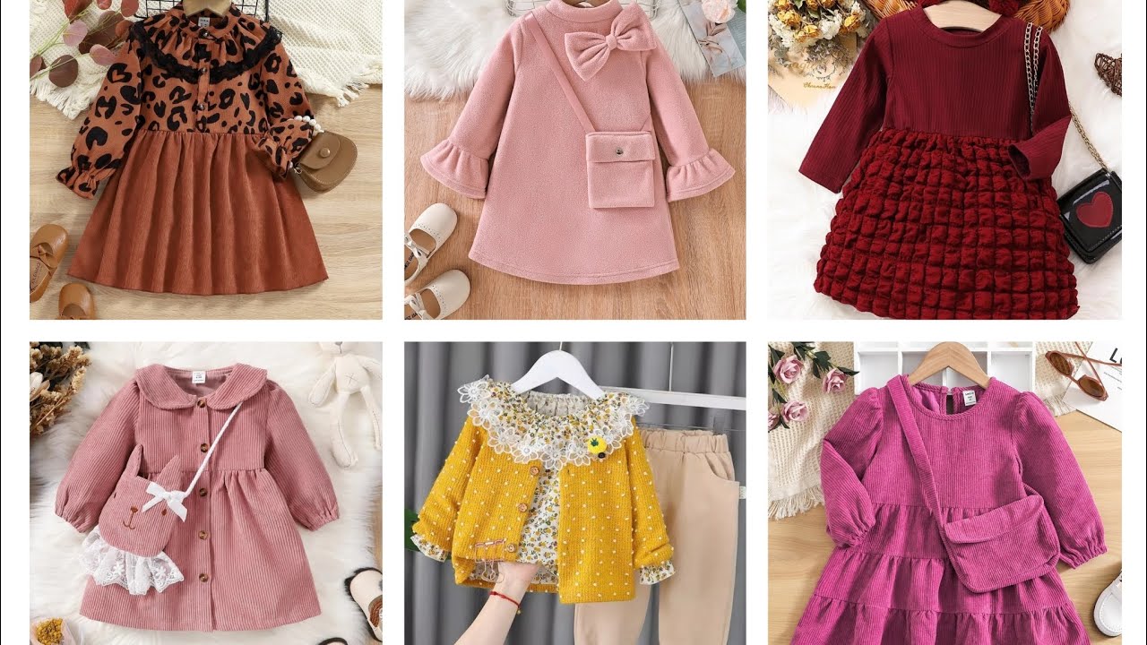 Girl dress designs for winter season / Beautiful dress design - YouTube