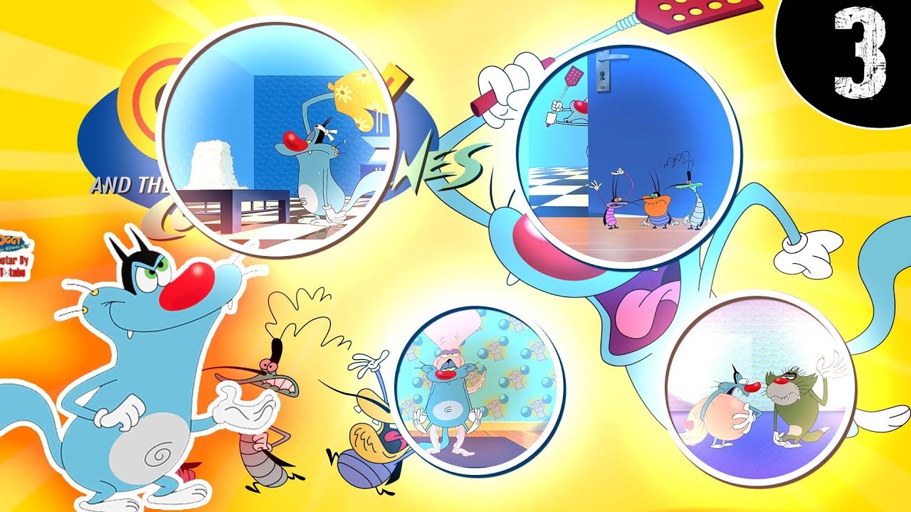 Oggy And The Cockroaches New Master Chef Oggy Cooking, Octopus Thief ...