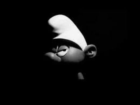 los pitufos cobran vida en la noche (historia de terror) - YouTube