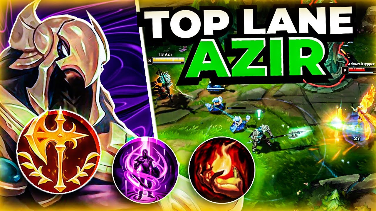 TOP LANE'DE AZIR NASIL OYNANIR? - YouTube