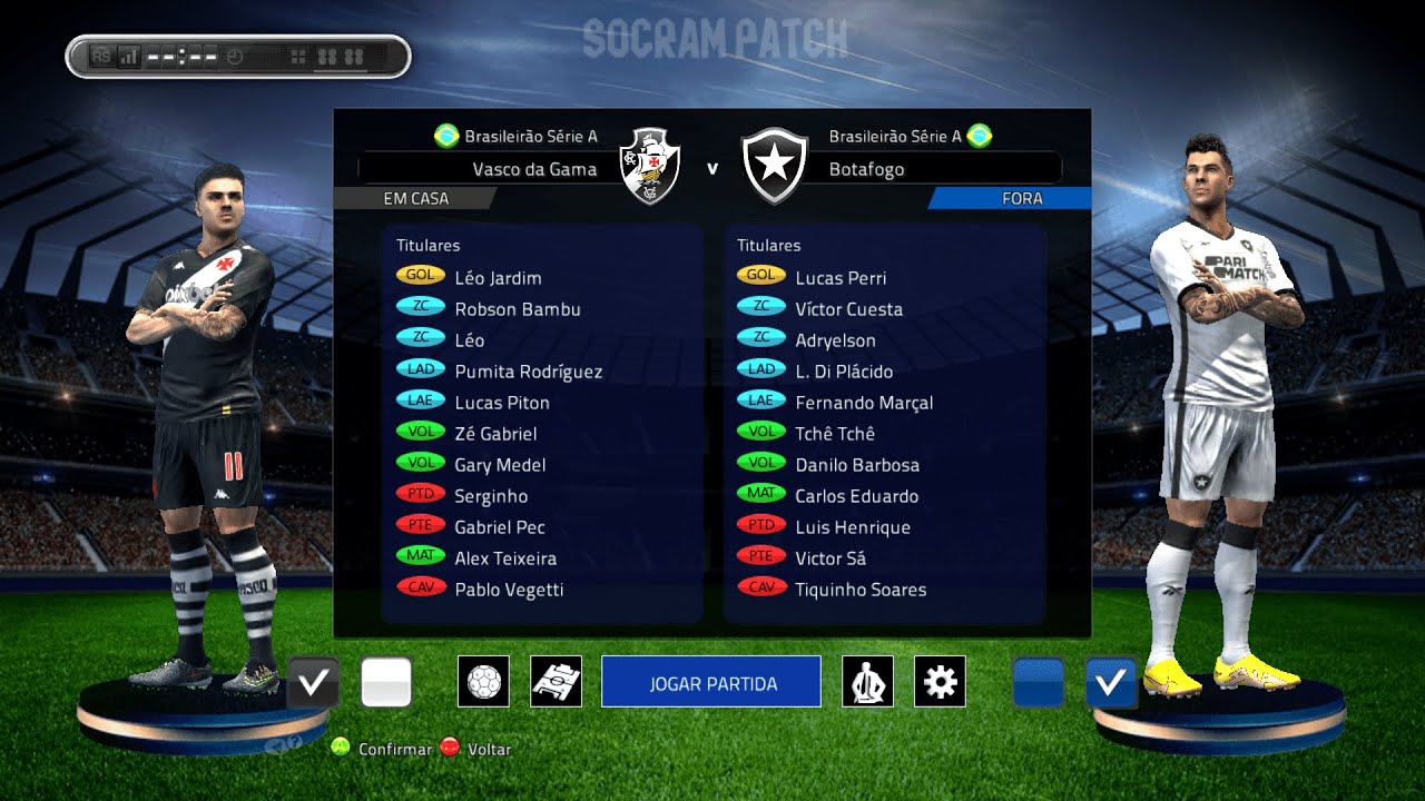 CLÁSSICO VASCO X BOTAFOGO GAMEPLAY PES 2013 - YouTube
