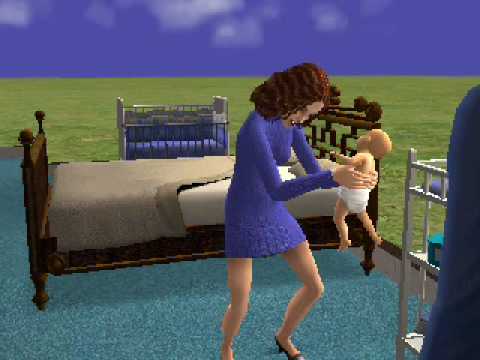 Sims2 - Pregnancy and birth of twins - YouTube