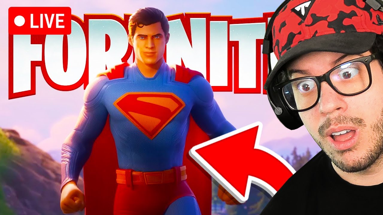 🔴LIVE! - NEW *SUPERMAN UPDATE* COUNTDOWN!! (Fortnite) - YouTube