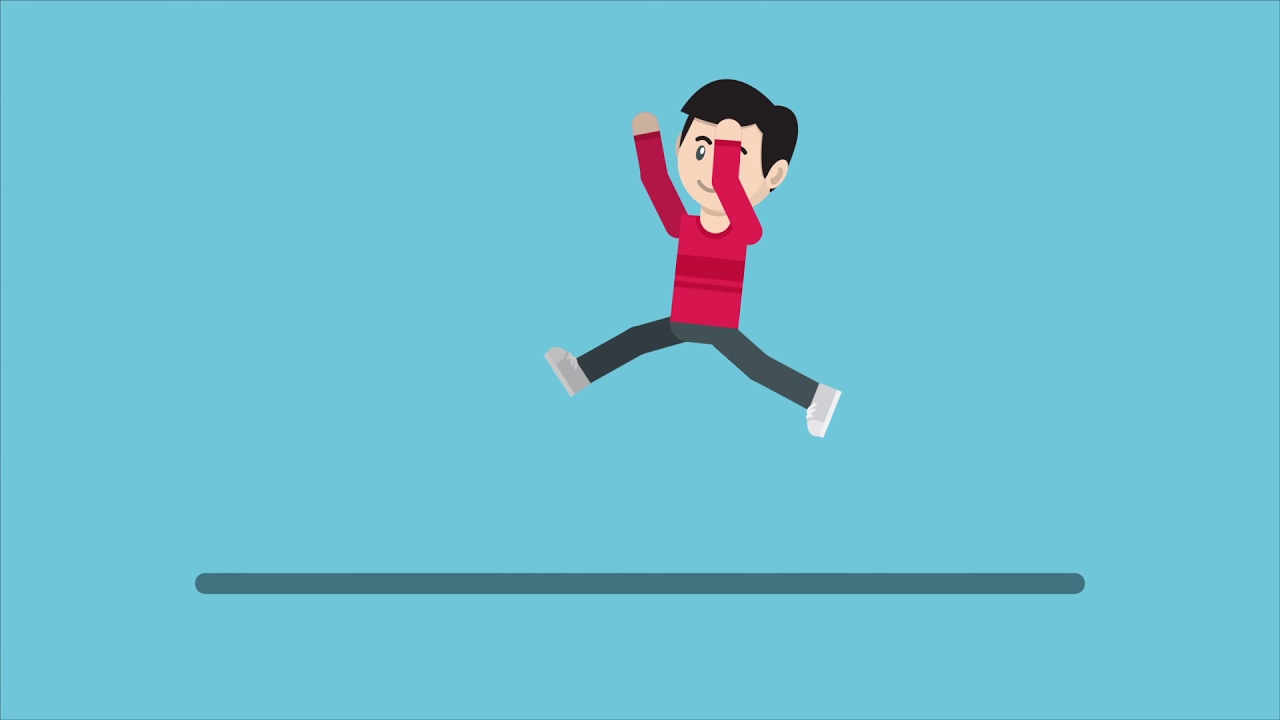 The Jumping Character Animation - YouTube