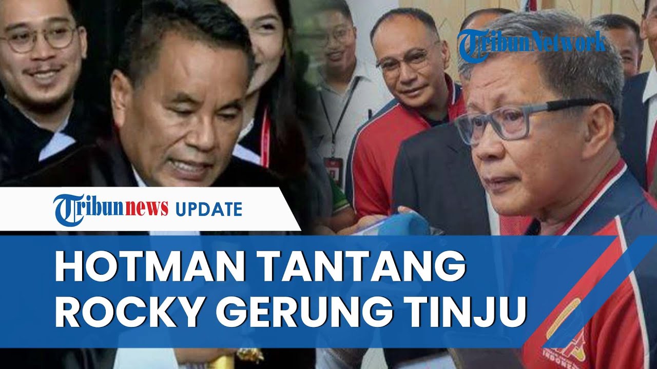 Amarah Meluap-luap, Hotman Paris Tantang Rocky Gerung Tanding Tinju di ...