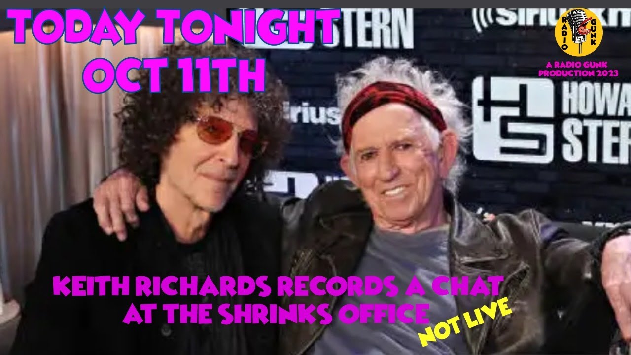 TT POP UP SHOW -Oct 11th - Keith Richards records an interview with ...