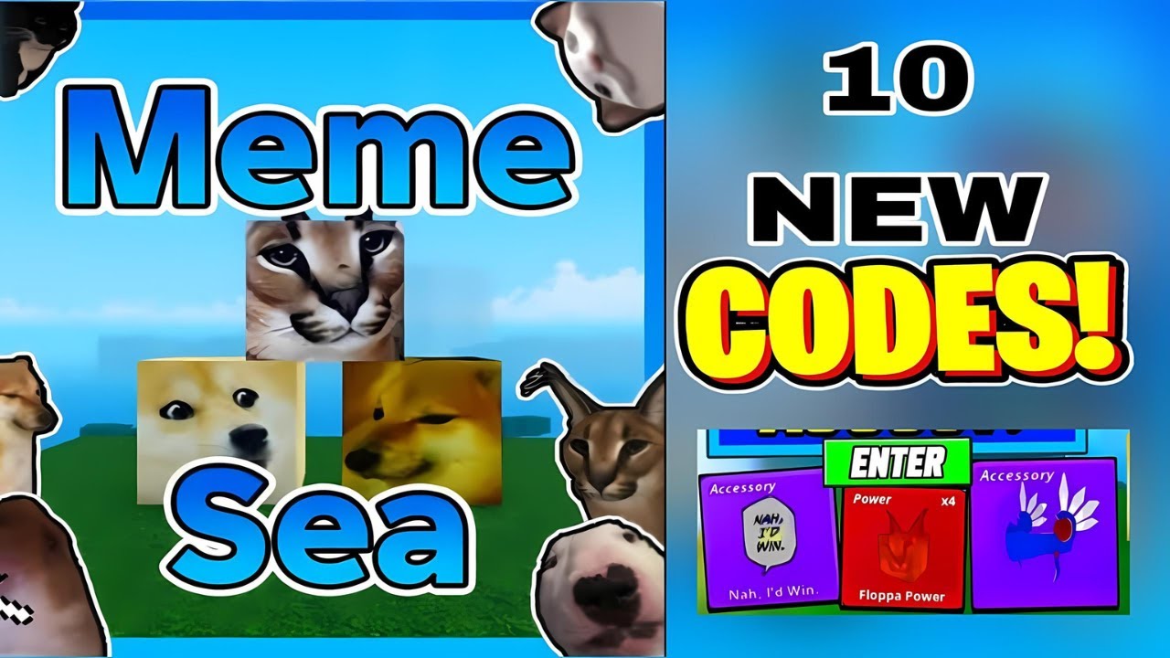 🤡NEW🤡 ALL WORKING CODES FOR MEME SEA IN SEPTEMBER 2024! ROBLOX MEME SEA ...